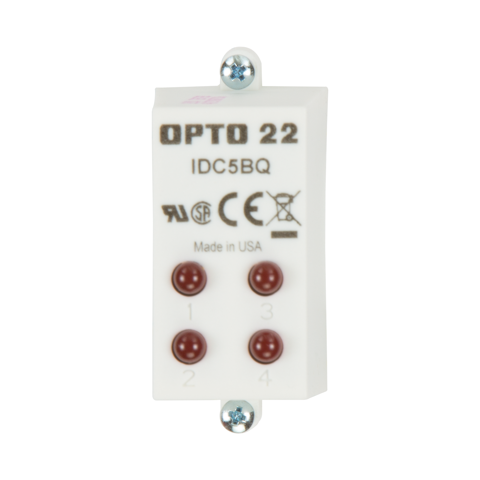 Quad Pak 4-channel DC Input 4-16 VDC, 5 VDC Logic, High Speed IDC5BQ ...